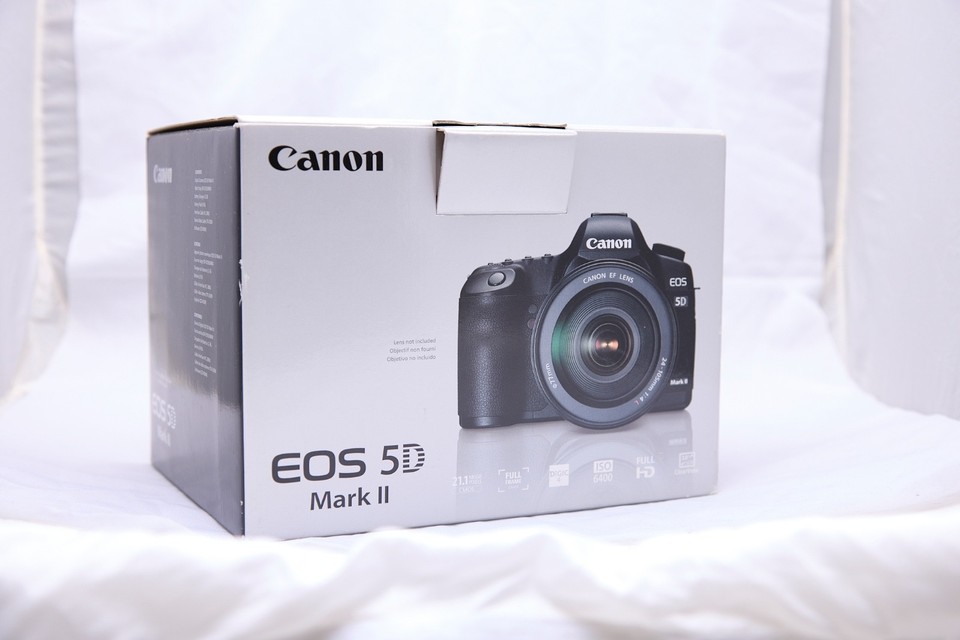 Canon EOS 5D Mark II with BG-E6 Battery Grip and a Box | eBay