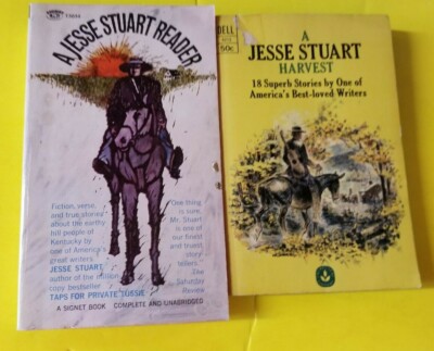 JESSE STUART - Lot of 2 Paperbacki Books - Reader (1963) & Harvest ...