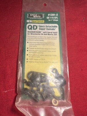 Uncle Mikes Quick Detachable Super Swivels-#1391-2 | eBay