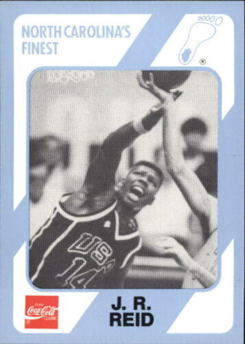 1989-90 Collection Collection #98 J.R. Reid UNC Tar Heels MVP HOF NrMt ...