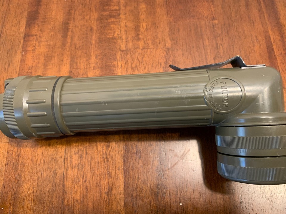 US Army Fulton MX-991U Angle Head Handheld Flashlight | eBay