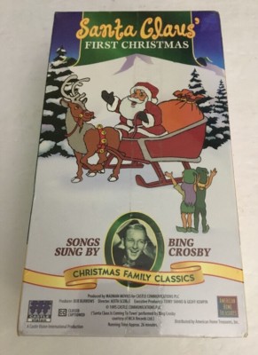 Christmas 2 New VHS TAPES-Santa Claus First Christmas(VHS,1995)& Silent ...