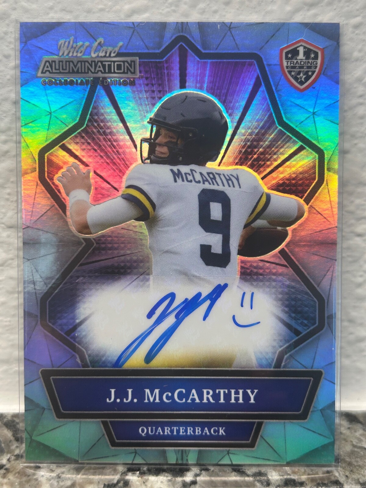 JJ MCCARTHY 2021 WILD CARD ALUMINATION AUTO Happy Silver SSP Vikings | eBay