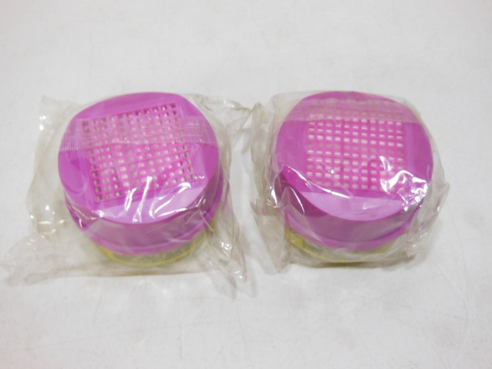 Lot of 2 Survivair 1093-00 Organic Vapor/Acid Filter Cartridges for ...