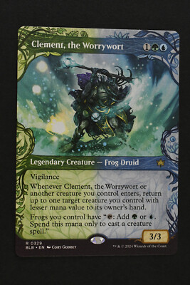 Magic The Gathering: Clement the Worrywort - BLB - Rare - Showcase - NM ...