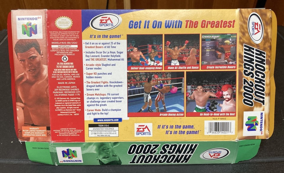 Knockout Kings 2000 (Nintendo 64 N64) BOX ONLY | eBay