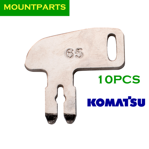 10x For Komatsu Master Battery Isolator Disconnect Key K2C166 Ignition ...