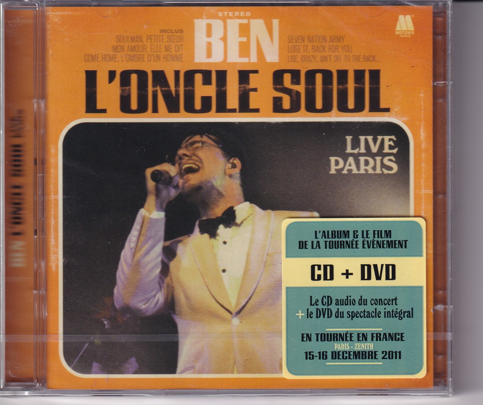 BEN L'ONCLE SOUL - LIVE PARIS / NEW & SEALED CD & DVD (ALL REGIONS ...