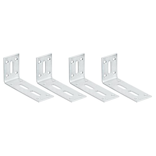 Adjustable L Corner Braces, 4Pcs 120 x 60 x 40mm L Corner Code, Silver ...
