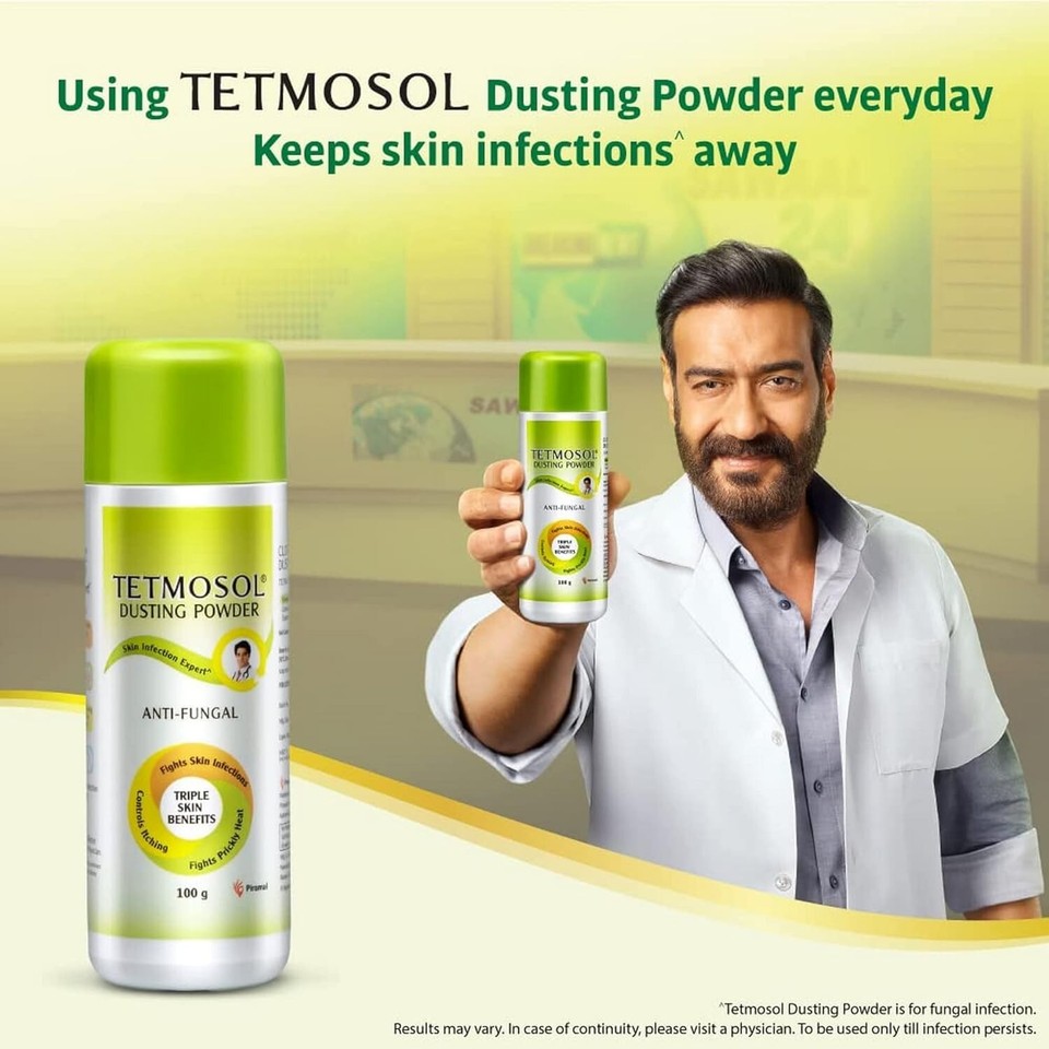 Tetmosol Anti-fungal Dusting Powder 100g for daily use - fights skin ...