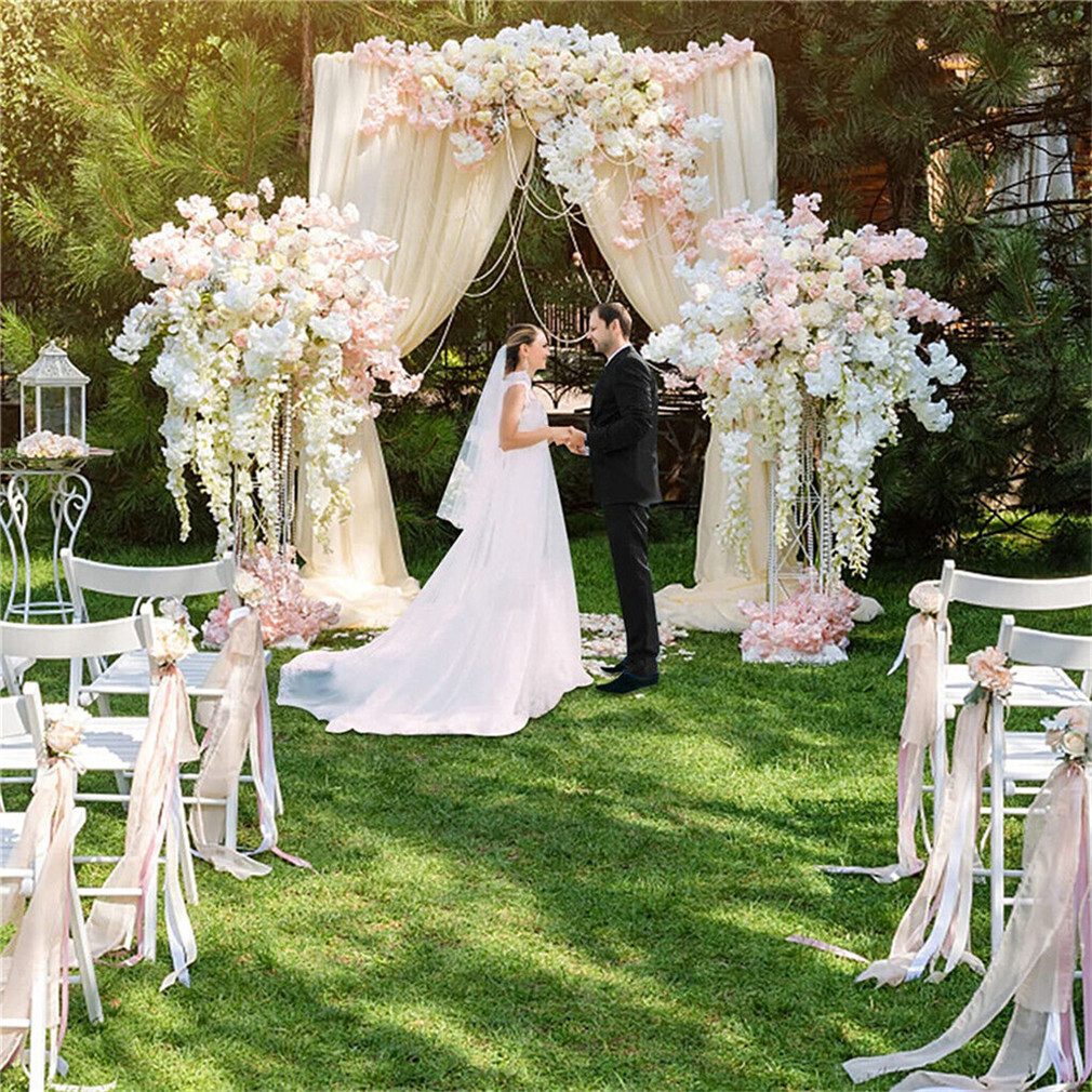 Strong Metal Wedding Garden Arch Floral Balloon Arch Square Frame ...