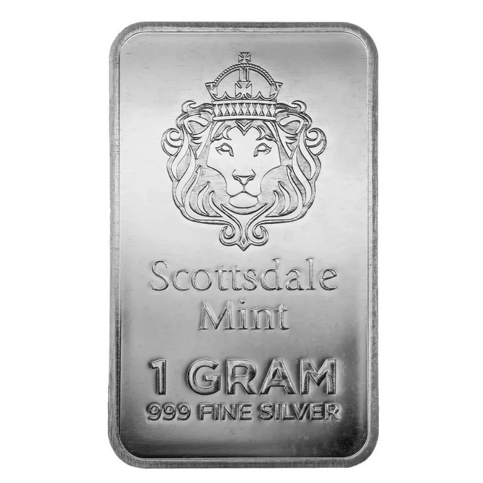 100 x 1 Gram Silver Bars - Prepper Silver .999 Silver Bullion Bars | eBay