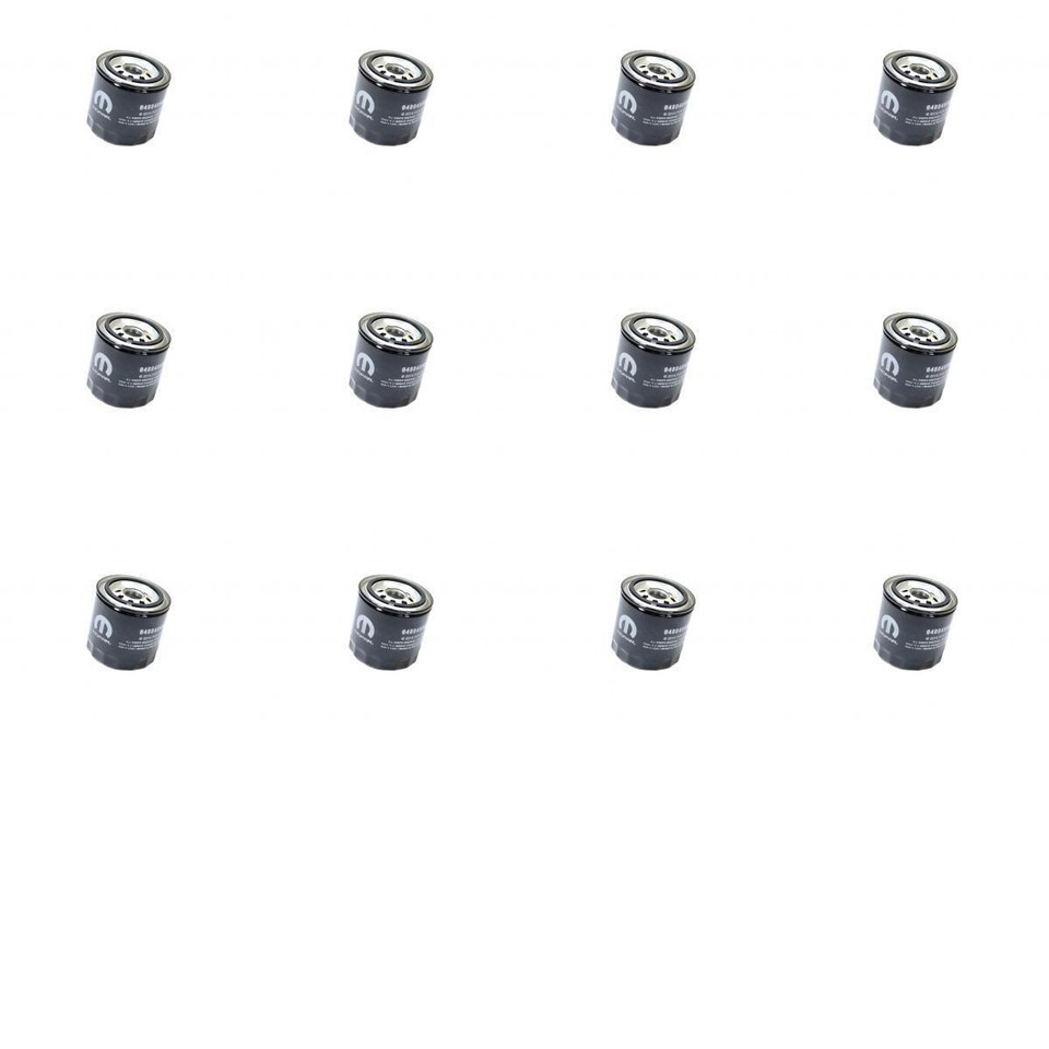 Set of 12 Mopar Engine Oil Filter 4884899AC for Chrysler Dodge Jeep Ram ...