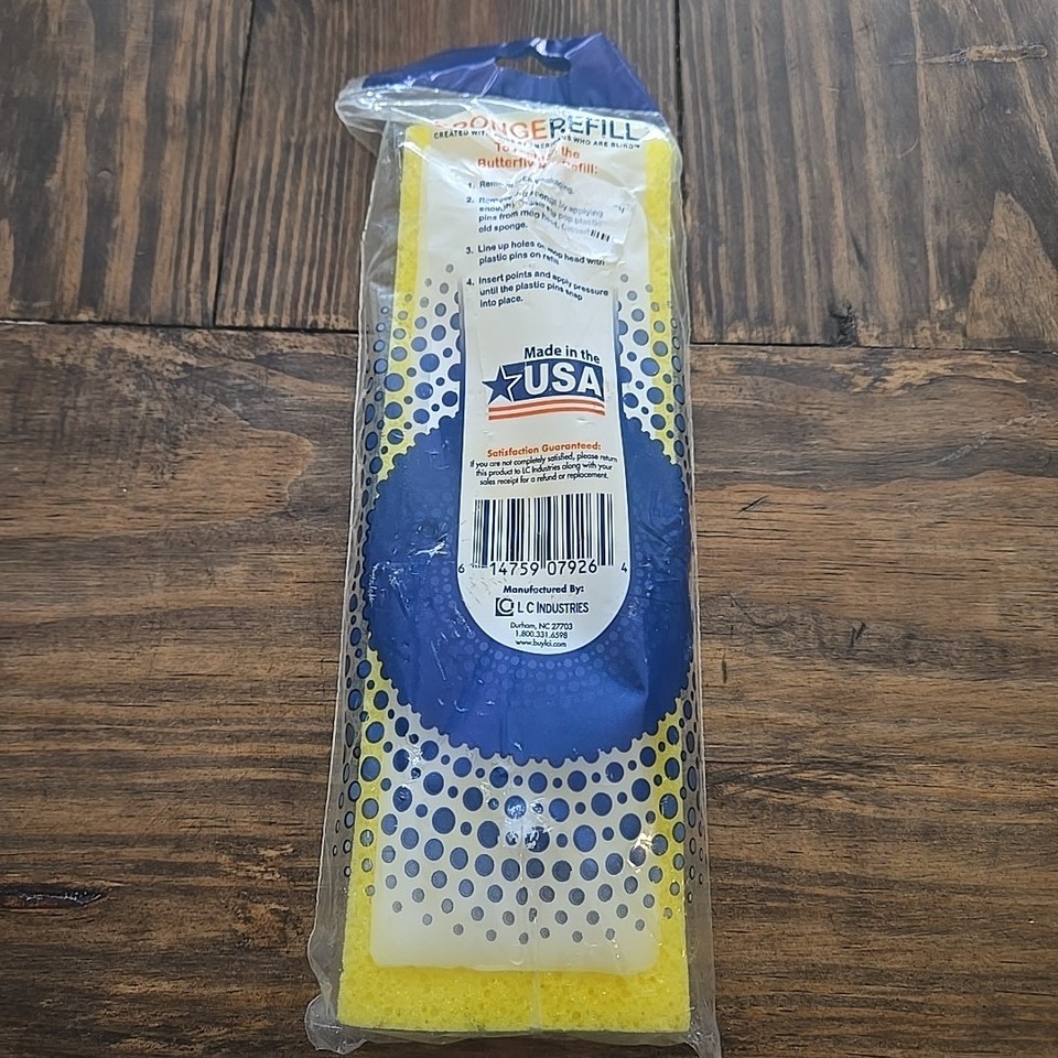 2 Sponge Mop Refill Type I Absorbent Cellulose Sponge 9.25" x 3" NEW | eBay