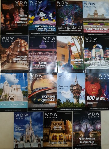 Lot Of 15 WDW Disney World Magazines - OCT 2020 thru Dec 2021 | eBay