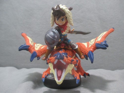 Amiibo ONE EYED RATHALOS & RIDER GIRL Monster Hunter Stories set ...