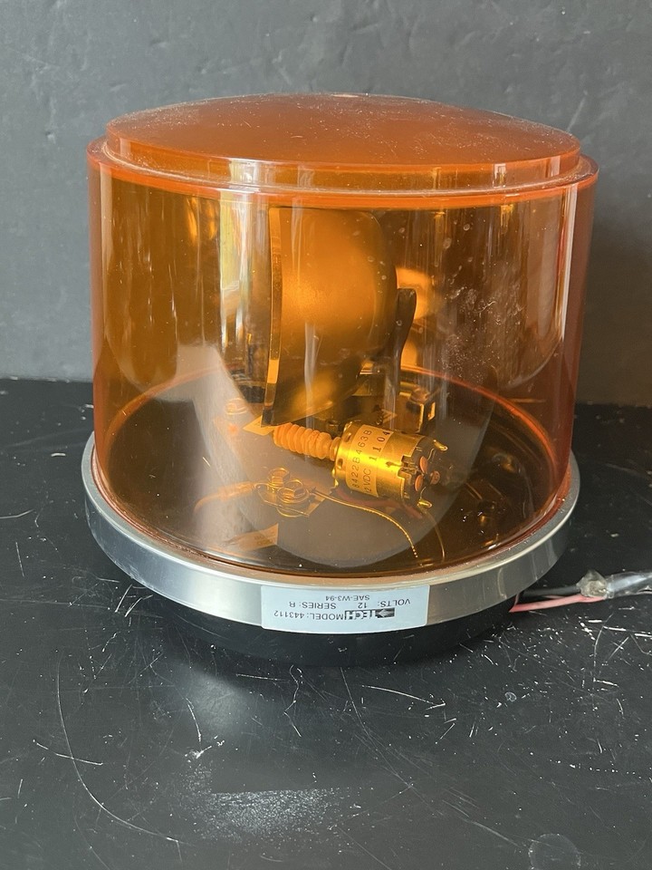 Federal Rotating Signal Warning Light Model 443112 Series R, TESTED ...