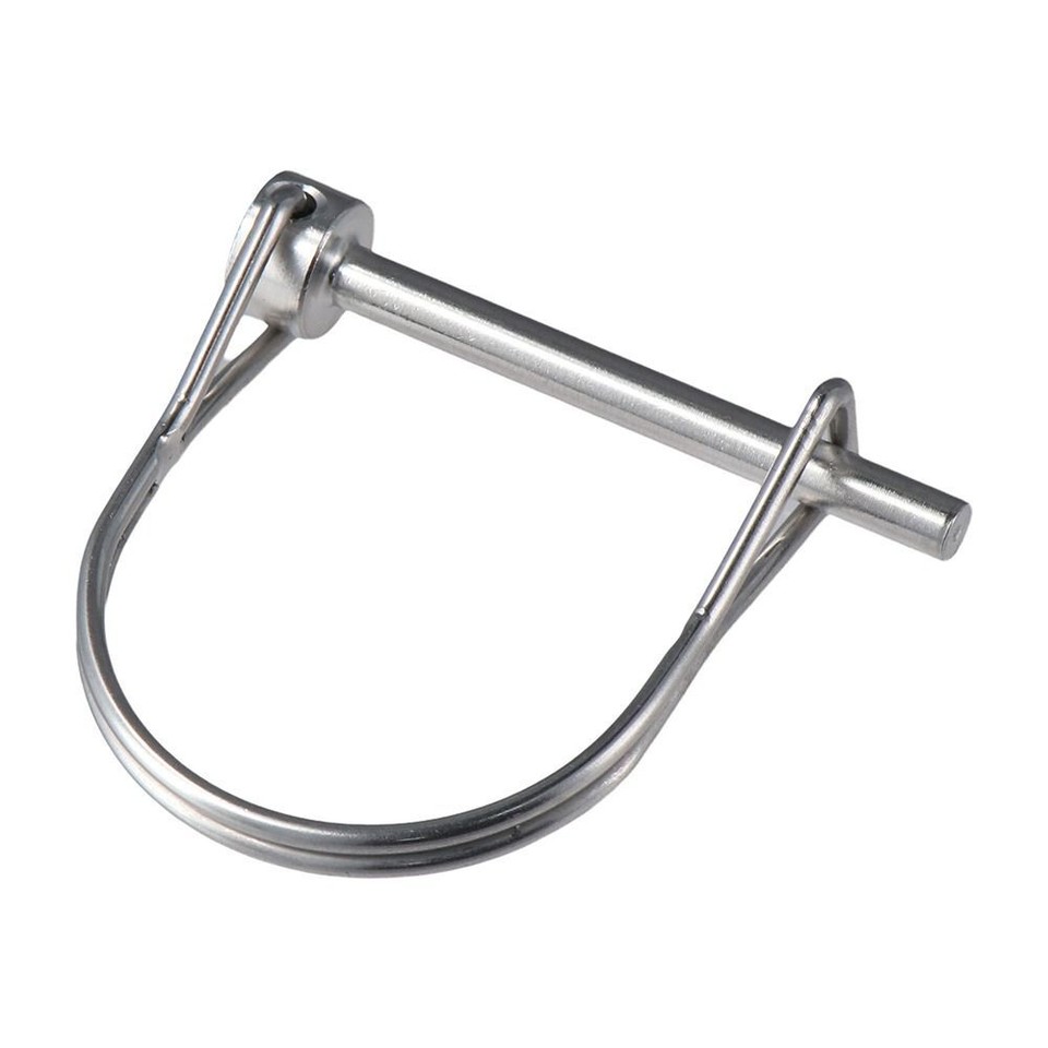 4.8mm x 50mm Shaft Locking Pin Safety Coupler Pin D-shaped Spring ...