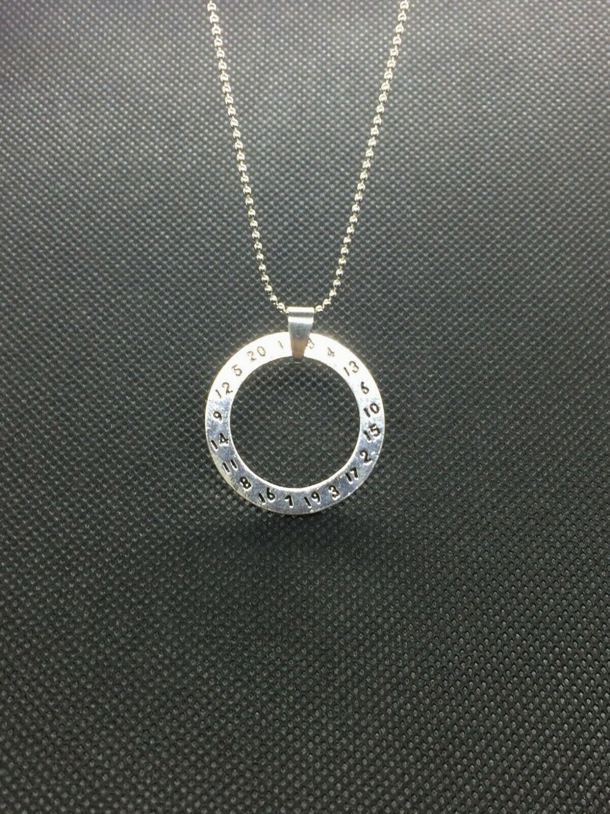 Ring Darts Holder Necklace Dartboard with Ball Chain 70 cm Zinc Alloy ...