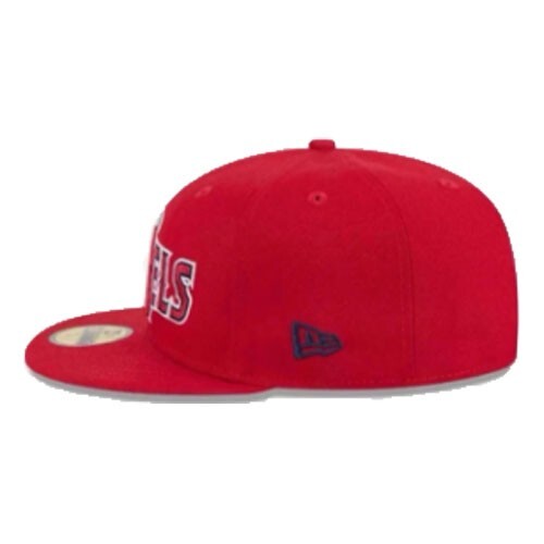 Overlap Hat Los Angeles Angels Red Fitted Cap New Baseball Era 59FIFTY ...