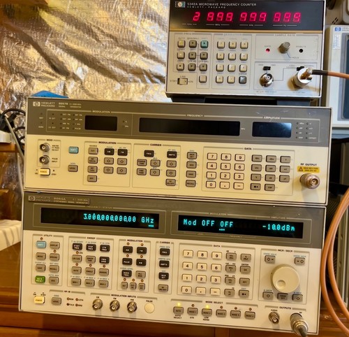 HP Agilent Keysight 5342A Microwave Frequency Counter w Options 001 ...