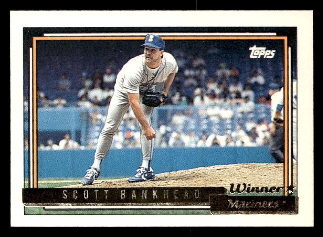 Scott Bankhead 1992 Topps Card #155 Seattle Mariners | eBay
