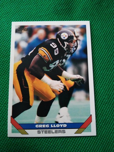 1993 Topps Football Card #582 - Greg Lloyd - Steelers de Pittsburgh | eBay