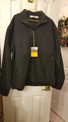 Unisex 10,000 Feet Above Sea level Comfort Fit Black Zipper Jacket Size ...