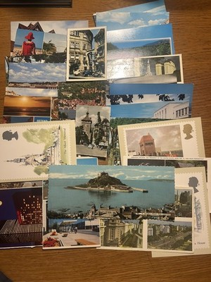 30 Postcards Job Lot Old Vintage Mixed UK & Foreign Collection Bundles ...
