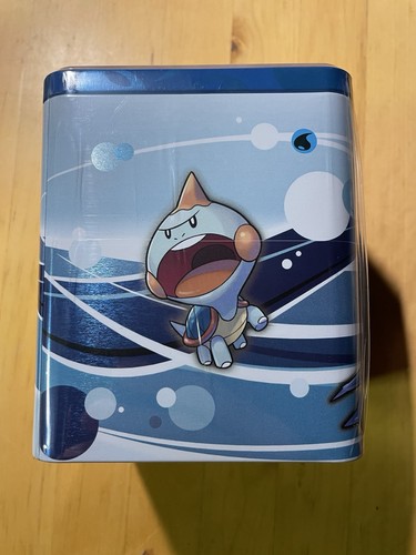 Pokémon TCG Rolling Water Type Stacking Tin 3 Boosters + 1 Coin Sealed ...