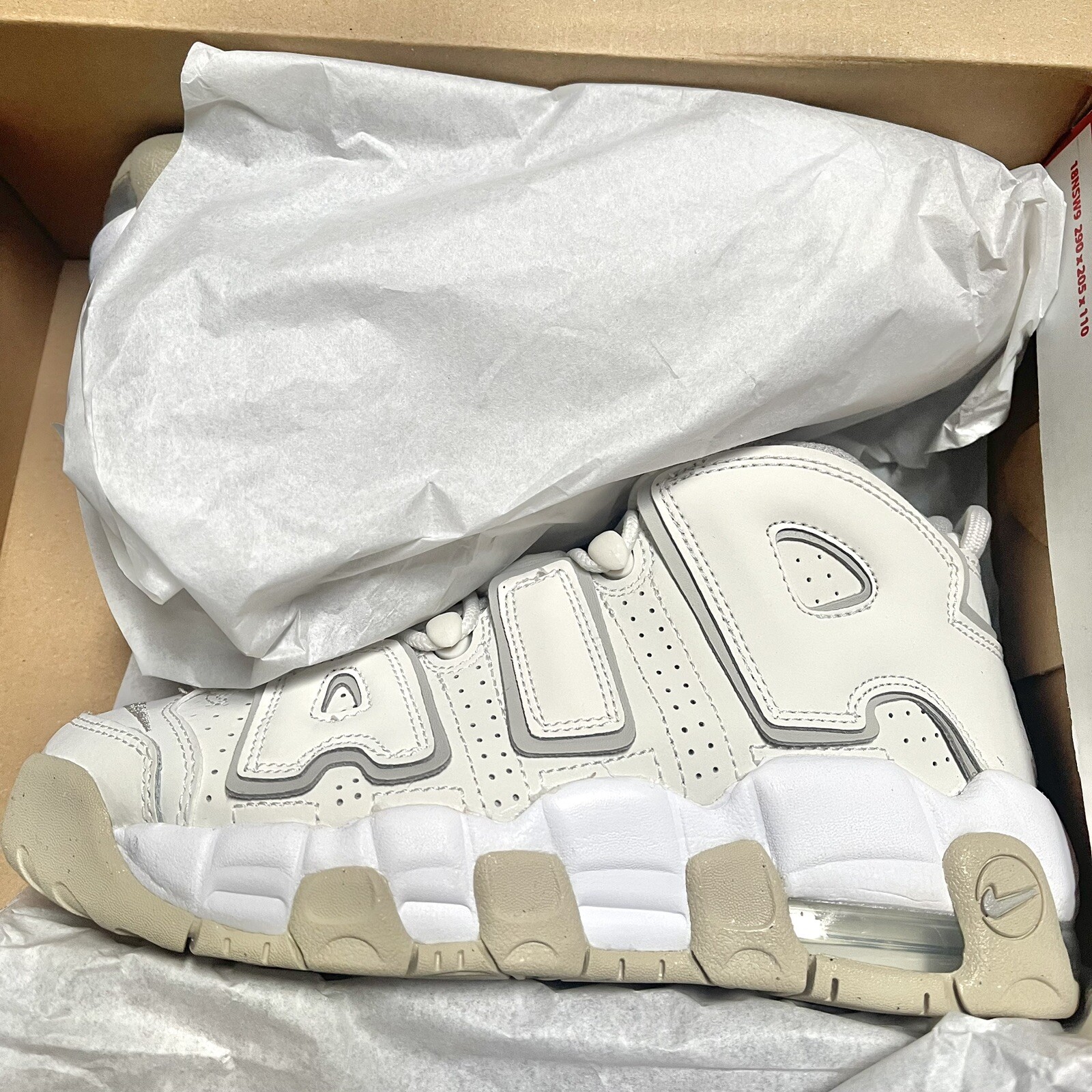 Nike Air More Uptempo GS 'Phantom Sandrift' DM1023001, 4Y, EU 36, US ...
