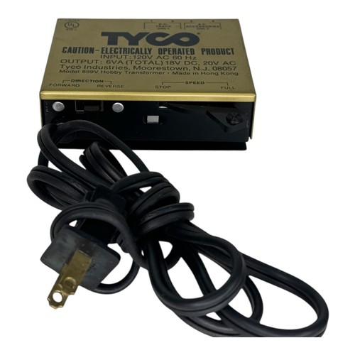 Vintage Tyco HO Electric Power Pack Train Transformer Model 899V | eBay