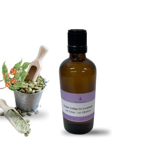 Green Coffee Bean Oil - 100% Pure, Unrefined, Cold Pressed, Non-GMO ...