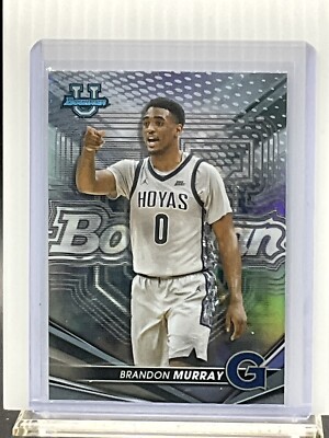 2022-23 Bowman Best University Refractor - Brandon Murray - Georgetown ...