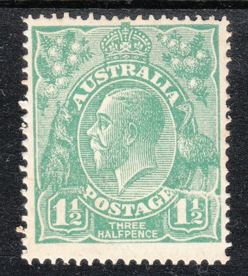 KGV 1 D GREEN BW 88B(17) r (CRACKED ELECTRO) WITH STARLING CERTIFICATE ...