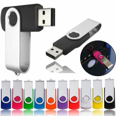 32GB 16GB 8GB 4GB 2GB 1GB USB 2.0 Fold Flash Memory Stick Pen Drives ...