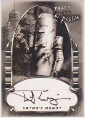 STAR TREK VOYAGER CAPTAIN PROTON TARIK ERGIN AS SATANS ROBOT AUTOGRAPH ...