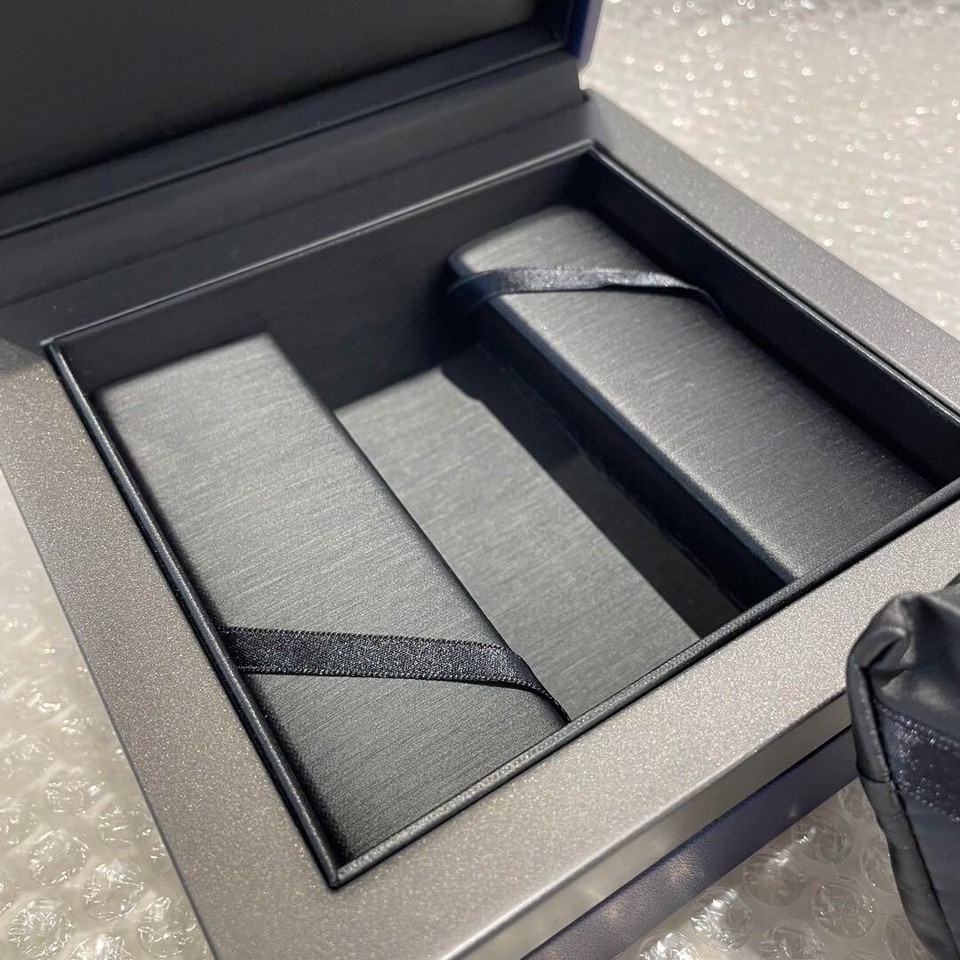 Grand Seiko Empty Watch Box Travel Storage Watch Case Blue From Japan ...