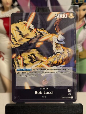 One Piece CG Rob Lucci OP07-079 500 Years in the Future Leader! | eBay.de