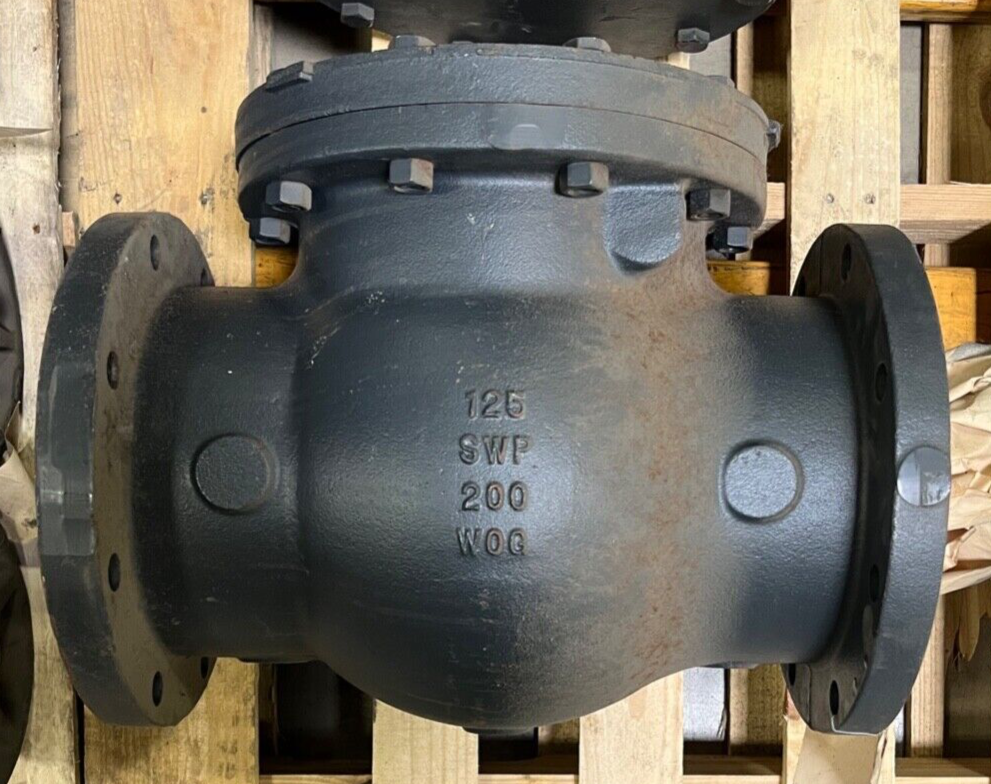 Nibco F-918-B Check Valve 8" Swing, Flanged, Cast Iron | eBay