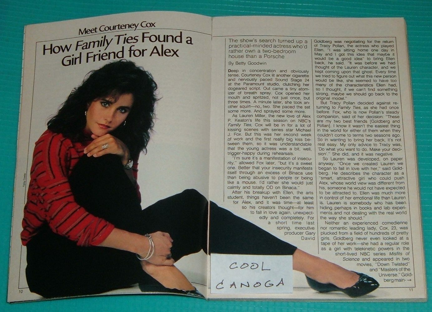 Courteney Cox Family Ties