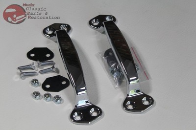Chrome Side Grab Handles Interior Outside Tractor Trailer Semi Truck ...