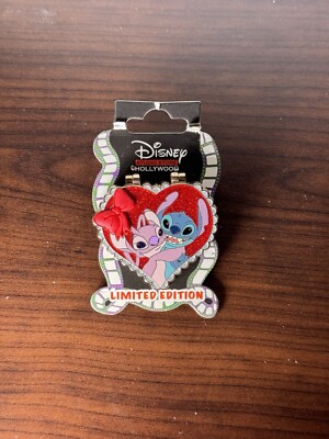 Disney DSSH Stitch And Angel Valentine LE 300 Pin hinge | eBay