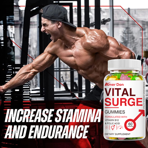 Vital Surge Male Gummies, Male Enhancement Testo Support Gummys ...