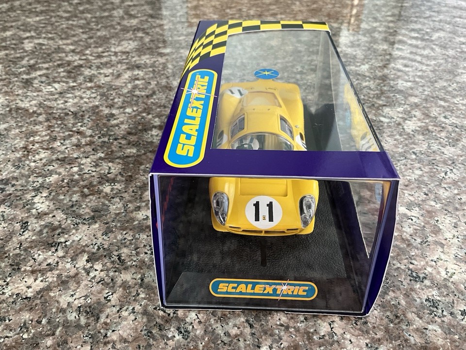 C2787 SCALEXTRIC STUNNING YELLOW FERRARI 330 P4 1/32 SCALE SLOT CAR ...