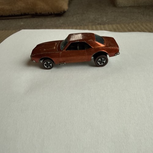 Hot Wheels Redline CUSTOM CAMARO Orange Hong Kong Green Interior. | eBay