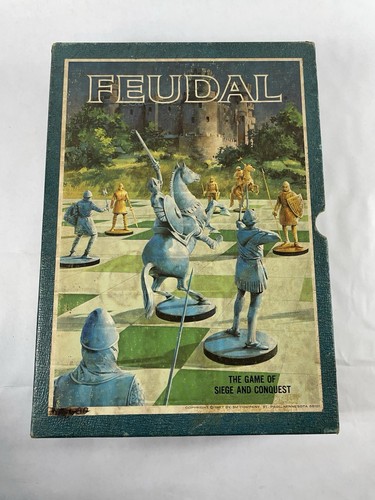 Vintage 1967 FEUDAL 3M Bookshelf Board Game of Seige and Conquest - | eBay
