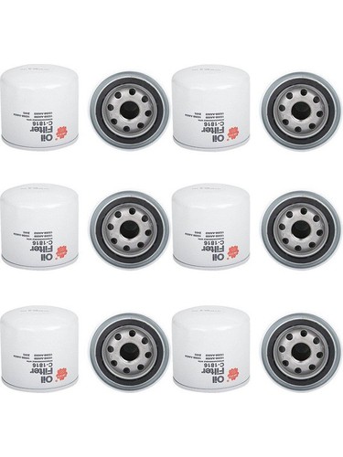 6 x Sakura Spin-On Oil Filter C-1816 fits Subaru Liberty 2.2 BG,BG7 i ...