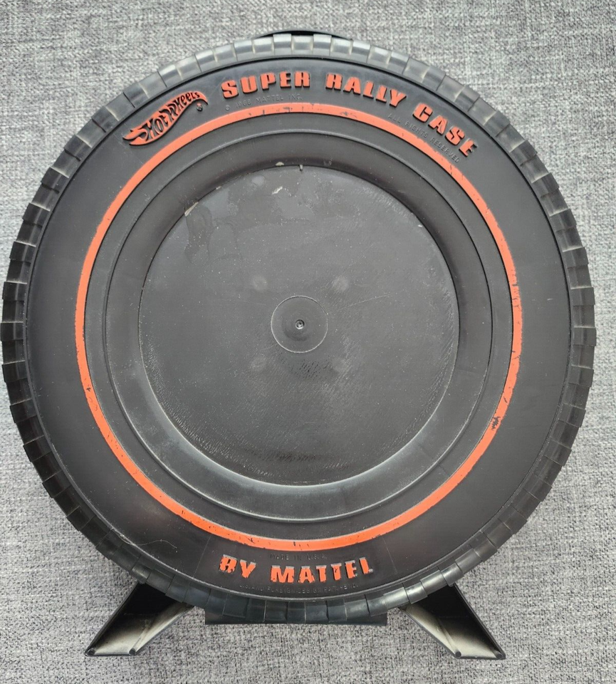 Vintage Hot Wheels Super Rally Case 24 Car Holder 1968 Mattel Redline ...
