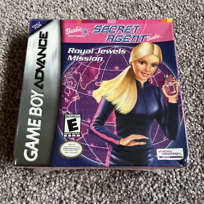 Secret Agent Barbie: Royal Jewels Mission Nintendo Game Boy Advance GBA ...